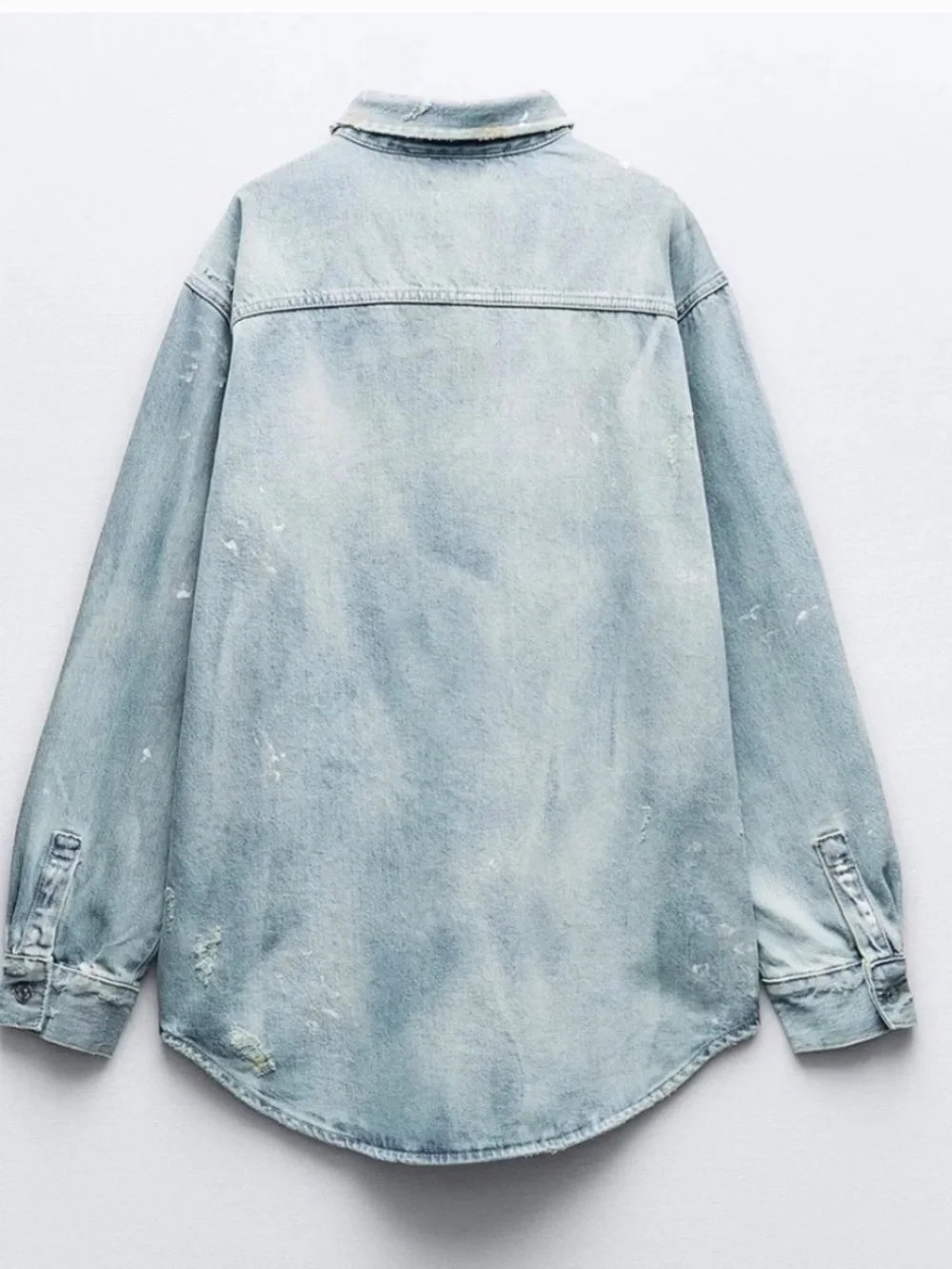 Zara Cropped Denim Jacket